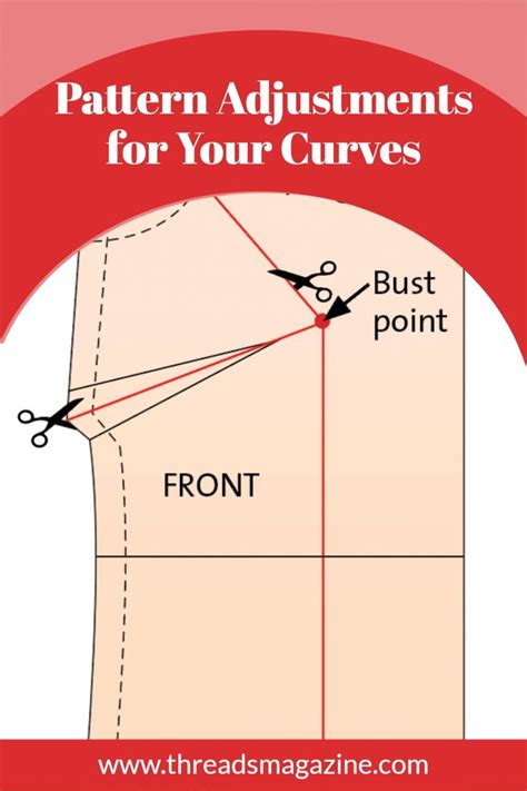 Pattern Adjustments For Your Curves Threads In Pattern My Sewing Room Threads Magazine