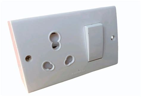 10a Modular Switch Socket Combination Polycarbonate At ₹ 90 In Greater Noida