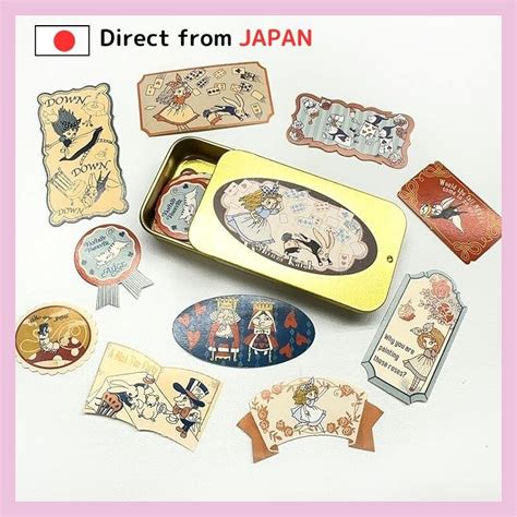 Seal Do Japanese Made Flake Seal Mysterious Alice Fantasy Forever Alice Shinzi Katoh Can 10