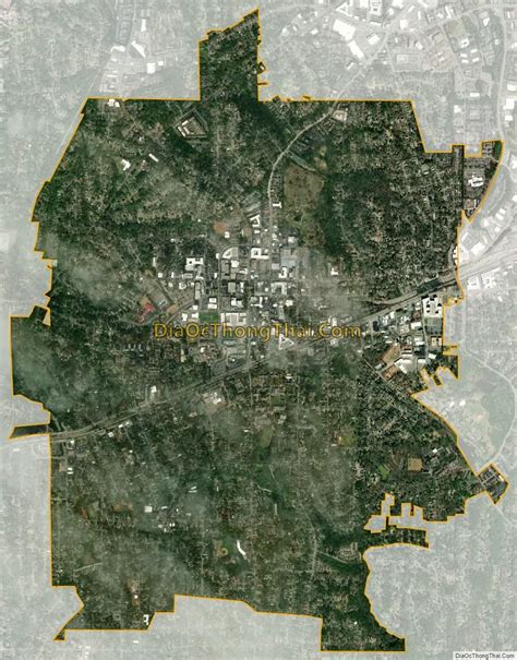 Map Of Decatur City Georgia Thong Thai Real