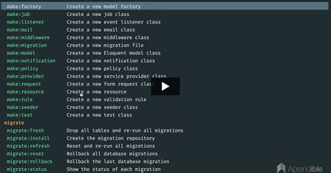 lección 10 comando make factory novedades de laravel 5 5 aprendible