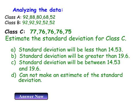 standard deviation ppt standardized testing educational assessment