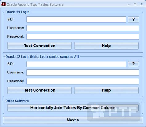 oracle append two tables software for windows free download