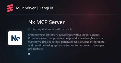 Nx MCP Server | LangDB
