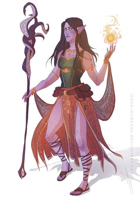 Commission Half Elf 2 By Ioana On Deviantart Female Elf Elf