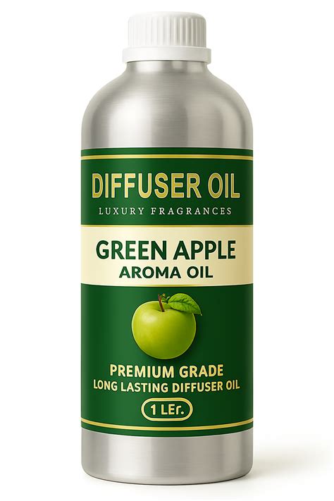 Green Apple Diffuser Oil With Strong Long Lasting Aroma Premium Aroma