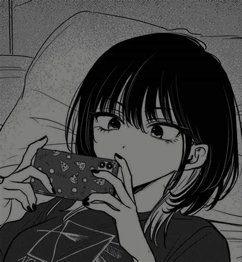 Black And White Anime Pfp Aesthetic Aesthetic Black And White Anime