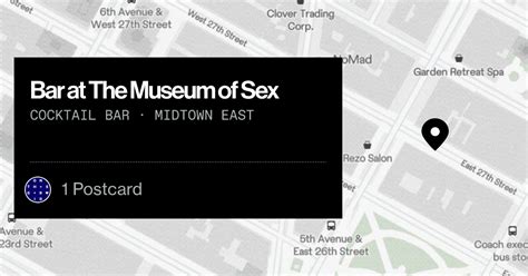 Bar At The Museum Of Sex On Postcard