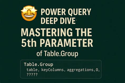 🔄 Master Dynamic Date Based Grouping In Power Query With The 5th