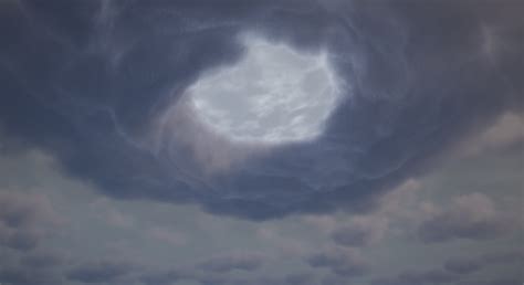 Storm Volumetric Clouds And Sky