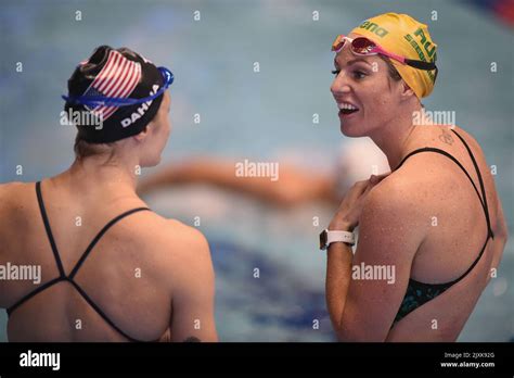 Australian Swimmer Emily Seebohm Is Seen During An Australian Training