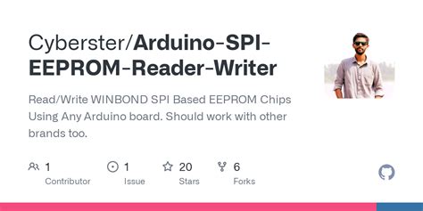 GitHub Cyberster Arduino SPI EEPROM Reader Writer Read Write WINBOND SPI Based EEPROM Chips