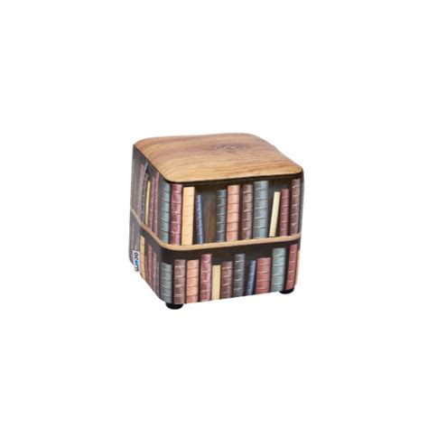 Printed Bookshelf Hex Dot And Cube Seats Willowbrook Education