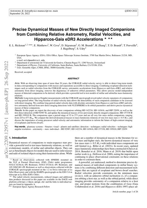 Pdf Precise Dynamical Masses Of New Directly Imaged Companions From