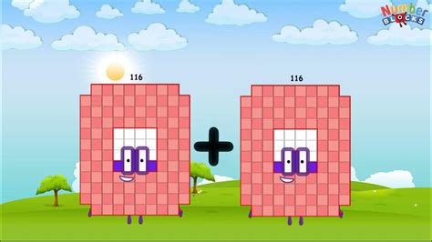 Meet Numberblocks Learn 2 Same Number 106 Upto 122 Addition Number