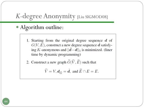 Ppt A Tutorial Of Privacy Preservation Of Graphs And Social Networks