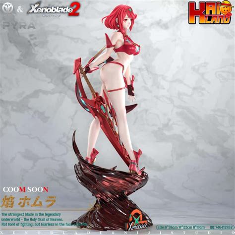 Xenoblade Chronicles NiJi Studio Pyra Resin Statue Kaioland