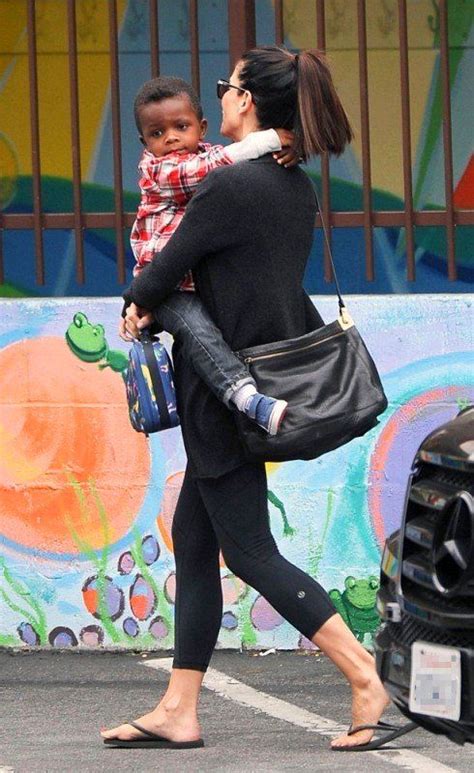 Cute Photos Of Sandra Bullock Taking Louis To Schoollainey Gossip