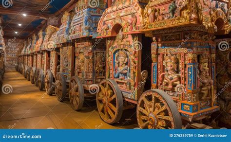 Chariots Of Rath Yatra Symbol Of Devotion And Celebration Royalty Free