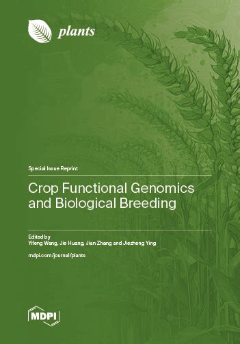 Crop Functional Genomics And Biological Breeding Mdpi Books