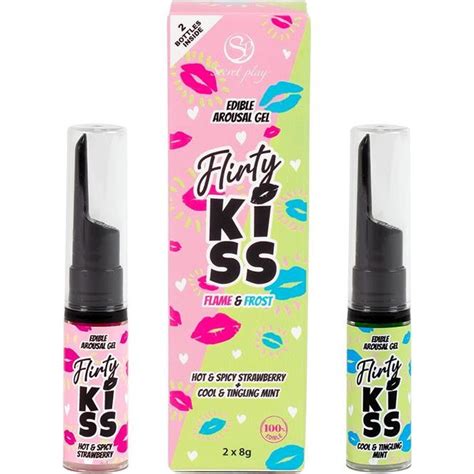 Flirty Kiss Strawberry And Mint Oral Sex Gels 2x8gr Bestprice Gr