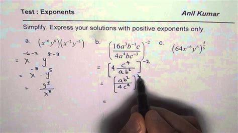 Simplify Your Math Problems Writing Answers Without Exponents
