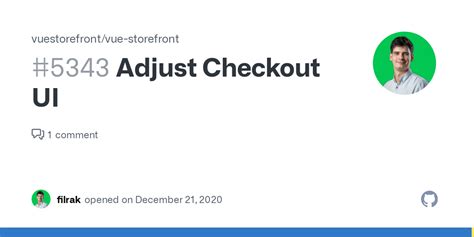 Adjust Checkout Ui · Issue 5343 · Vuestorefrontvue Storefront · Github