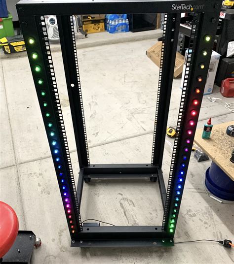 Homelab Server Rack Mods With LEDs Tynick AWS Linux Raspberry Pi And Home Automation