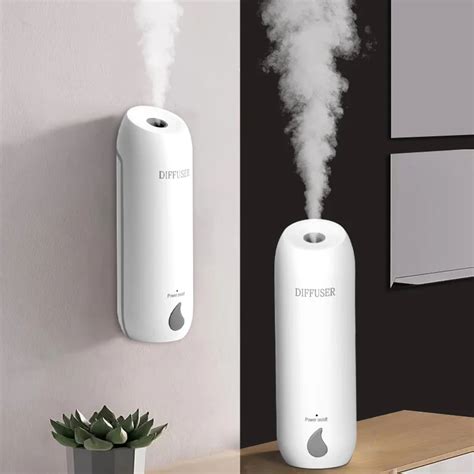 초음파 아로마 테라피 디퓨저 100m ³ 에센셜 오일 디퓨저 3 가지 모드 방 향수 가정 화장실 호텔 45ml Aliexpress