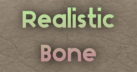 Realistic Bone Complete Material 2d Textures And Materials Unity