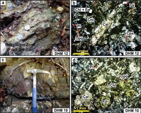 Ac Outcrop Of The Propylitic Alteration Bd Results Of