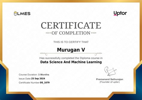 Murugan Vadivel On Linkedin Datascience Machinelearning Bigdata Dataengineering Certification…
