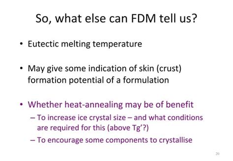 Use Of Freeze Drying Microscopy To Determine Critical Parameters Ppt