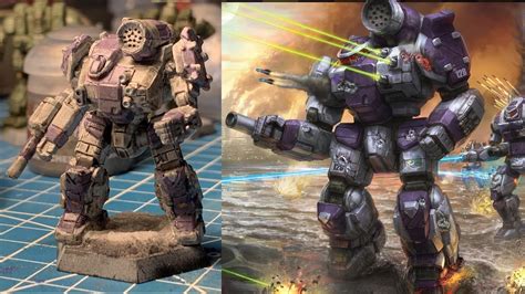 Recreation Of Some Rule Book Art Battletech