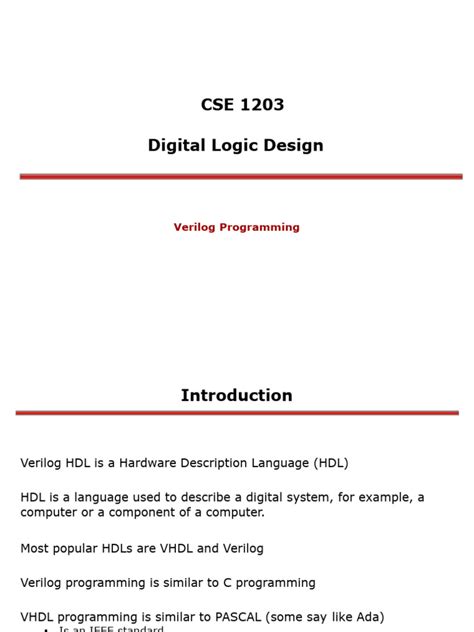 Verilog 1 Pdf