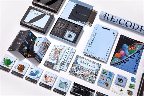 轉譯再造形象主視覺｜re coder graduation exhibition visual design behance