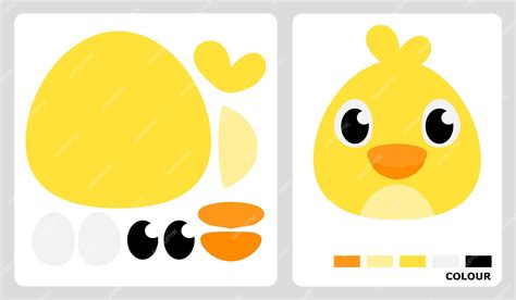 Patrones De Cabezas De Pollitos Para Patchwork De Aplicación Y