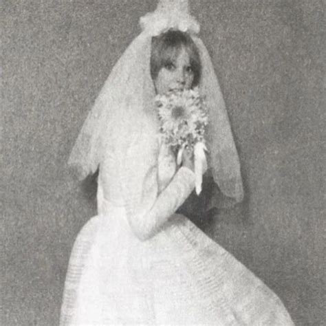 A Close Up Film Strip Of Pattie Boyd Modelling As A Bride In A Wedding