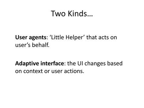 Ppt Intelligent And Adaptive Interfaces Powerpoint Presentation Free