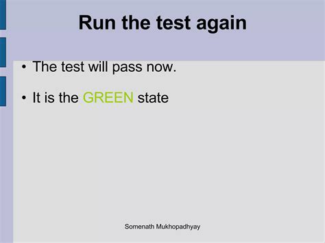test driven development and junit ppt