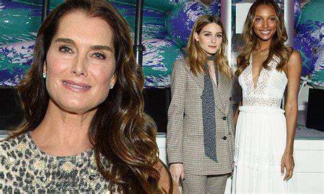 Brooke Shields Puts Trim Figure On Display In Leopard Print Dress