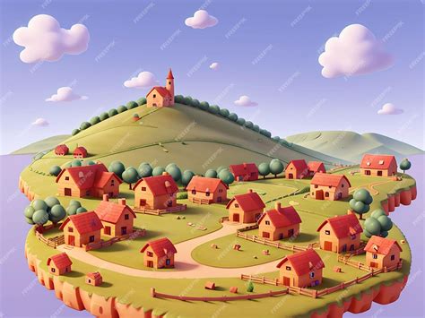 Premium Photo 3d Animation Forest Scene With Various Forest Trees