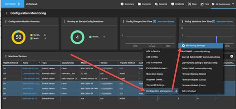 how do i enable configuration management on individual or multiple