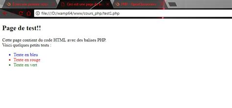 [résolu] mon php ne s affiche pas par remydom page 1 openclassrooms