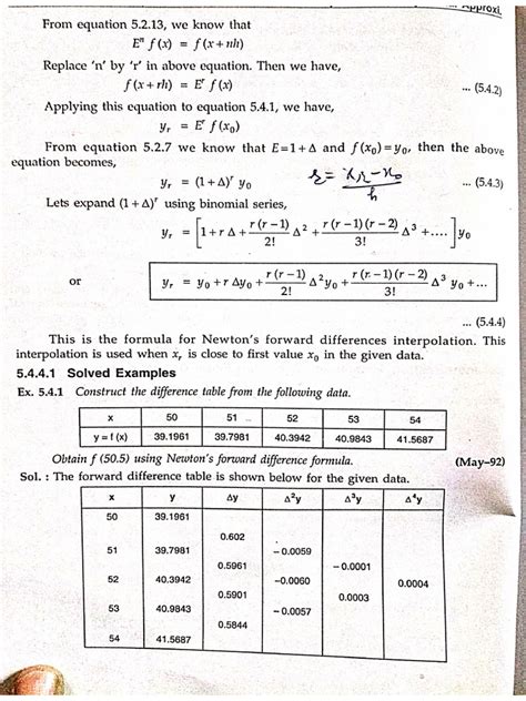 Interpolation Formulae 1 Pdf