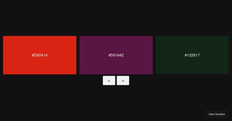 pietile carousel demo codesandbox