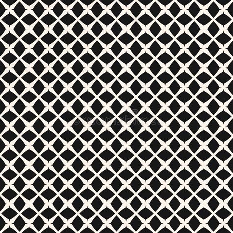 Vector Abstract Geometric Seamless Pattern With Small Rhombuses Mosaic Grid Stock Vector