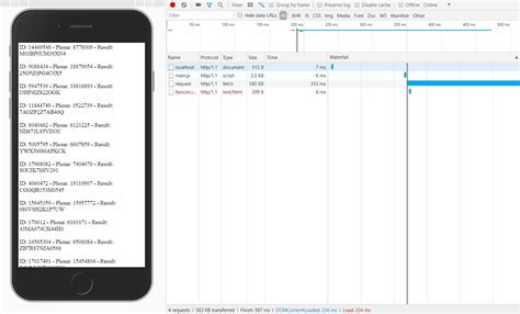 experimenting with the streams api in the browser frontend
