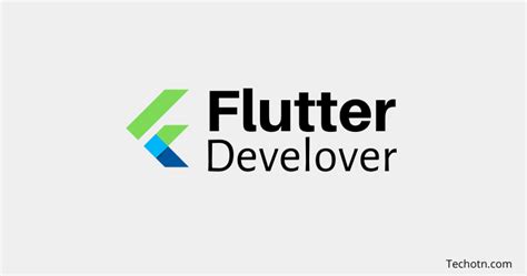Flutter Developer All Important Things You Need To Know Techotn