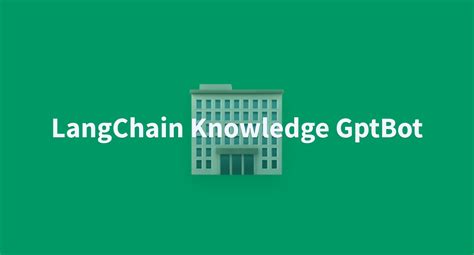 Giorgiopsclangchainknowledgegptbot At Main